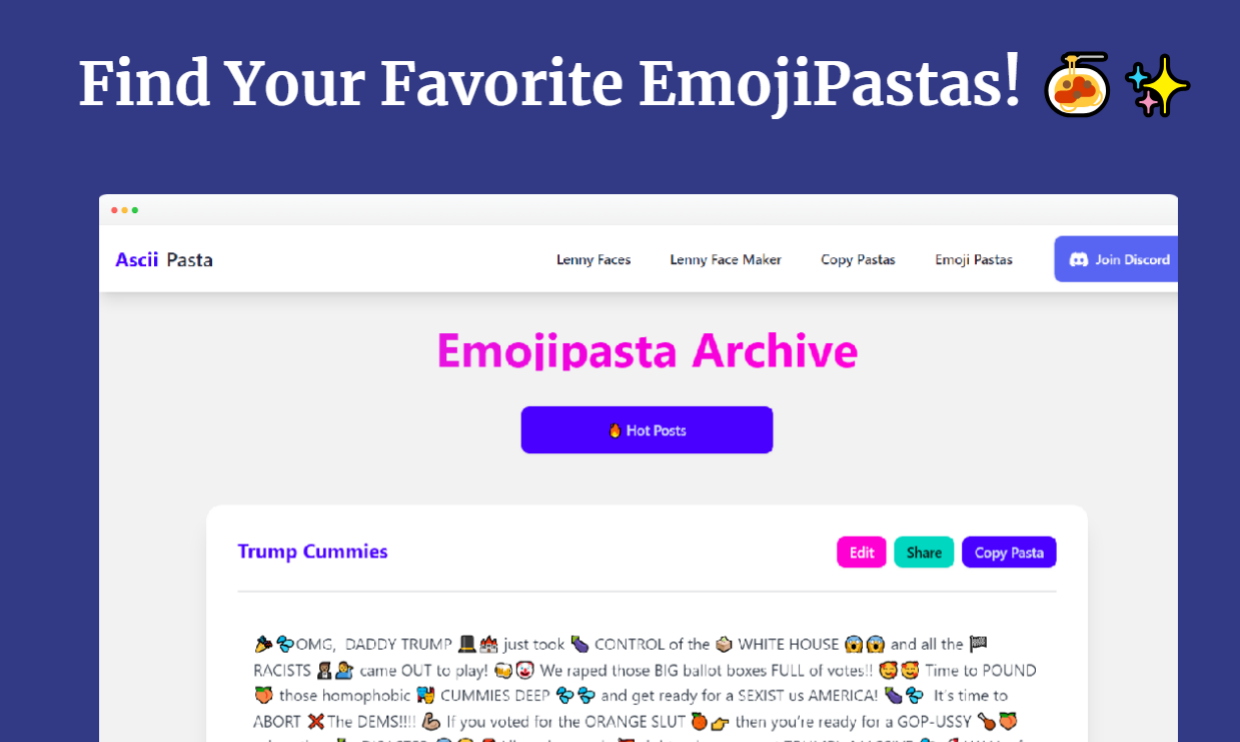 Emoji Pasta Hub | Emoji Text Art & CopyPasta Collection - The Ultimate ...