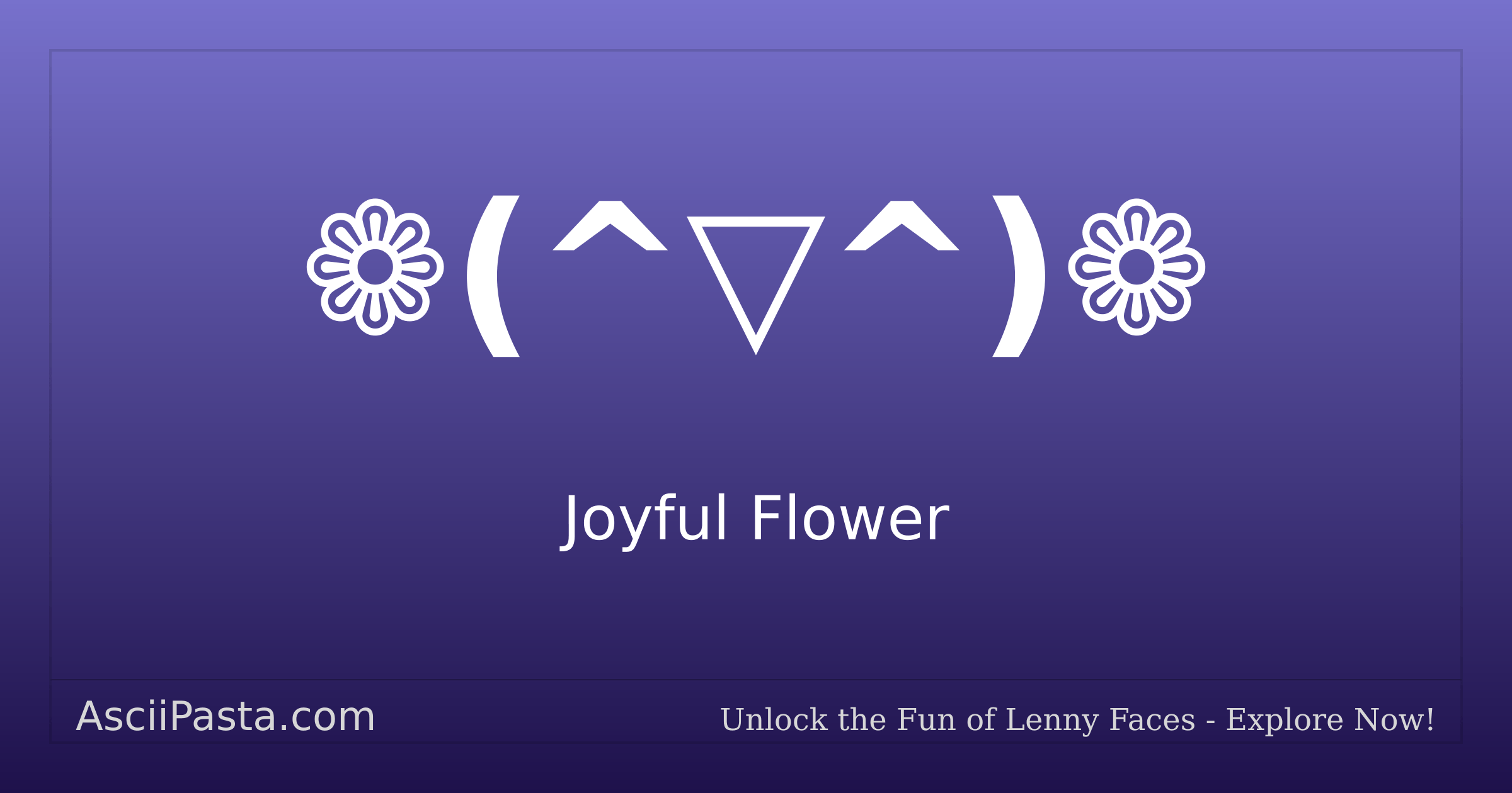 Ascii Pasta | Joyful Flower Text Face (^ ^) | Copy Flowers Emoticon
