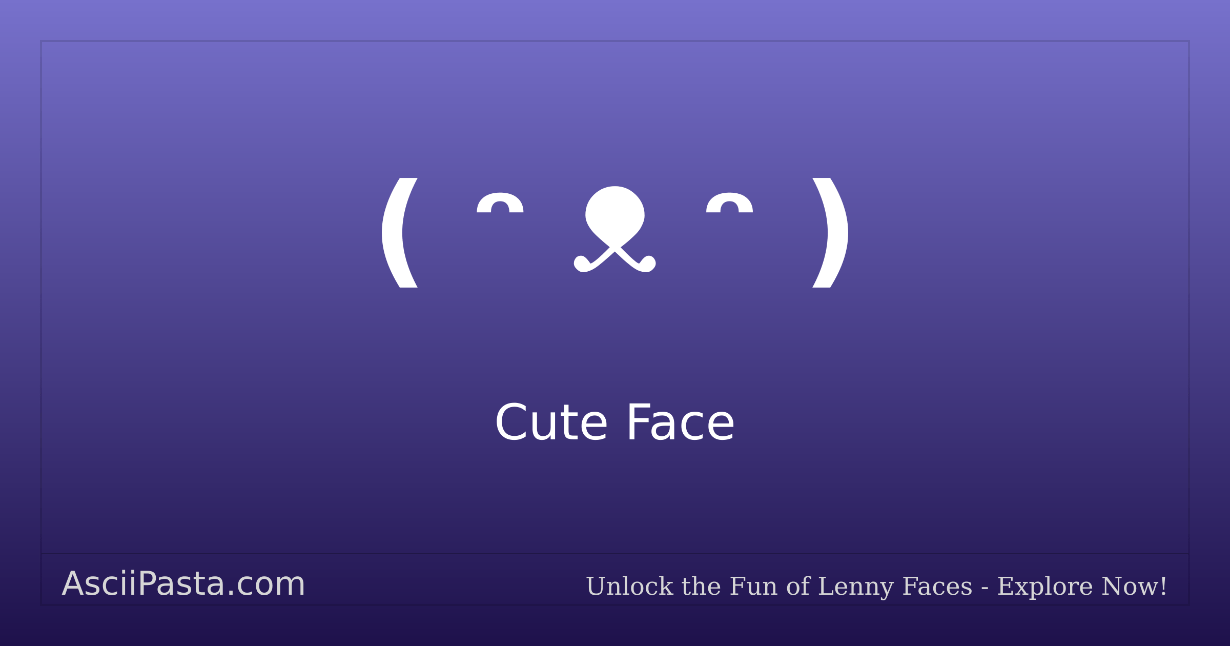 Ascii Pasta | Cute Face Text Face ( ᵔ ᴥ ᵔ ) | Copy Happy Emoticon