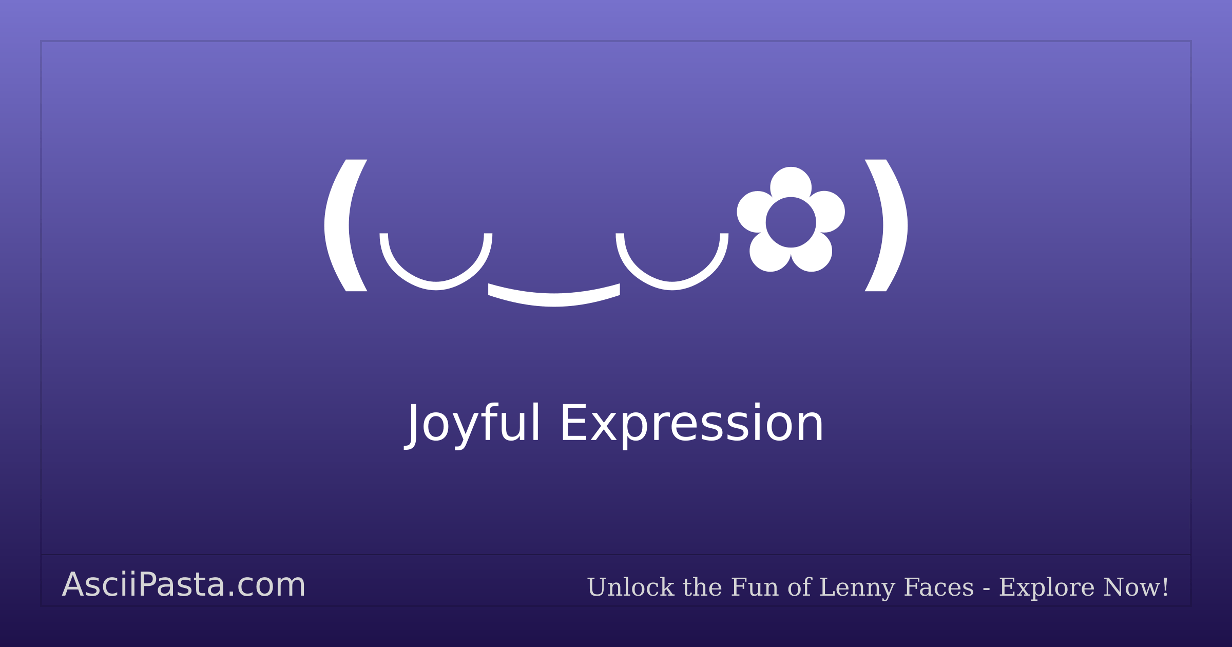 Ascii Pasta | Joyful Expression Text Face ( ‿ ) | Copy Happy Emoticon