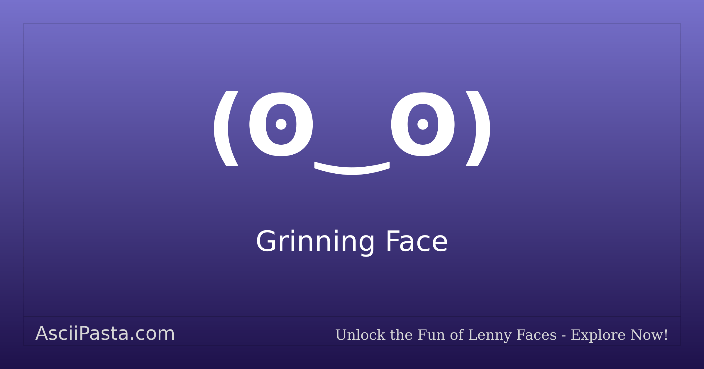 Ascii Pasta | Grinning Face Text Face (ʘ‿ʘ) | Copy Laughing Emoticon