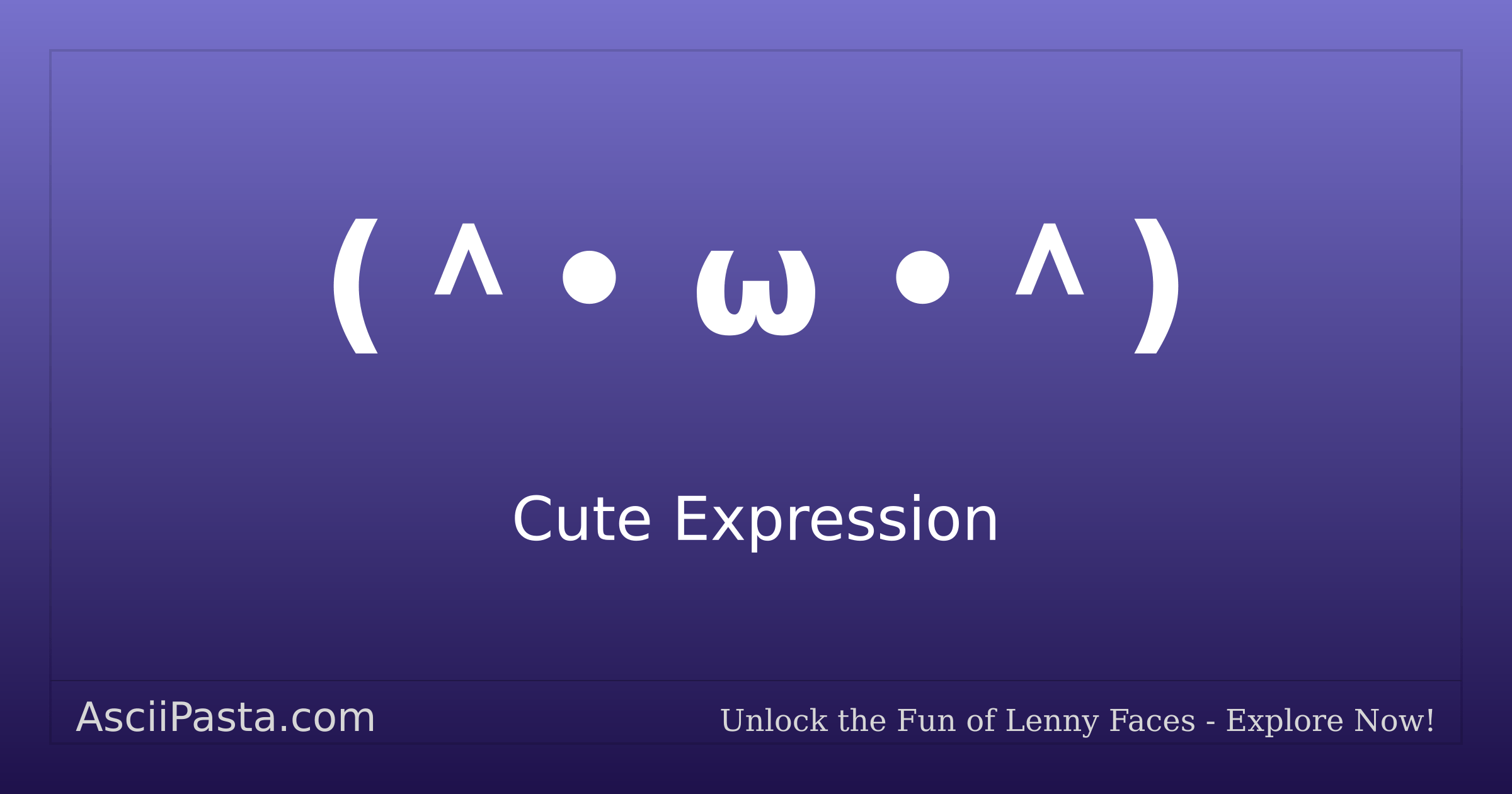 Ascii Pasta | Cute Expression Text Face (^• ω •^) | Copy Laughing Emoticon