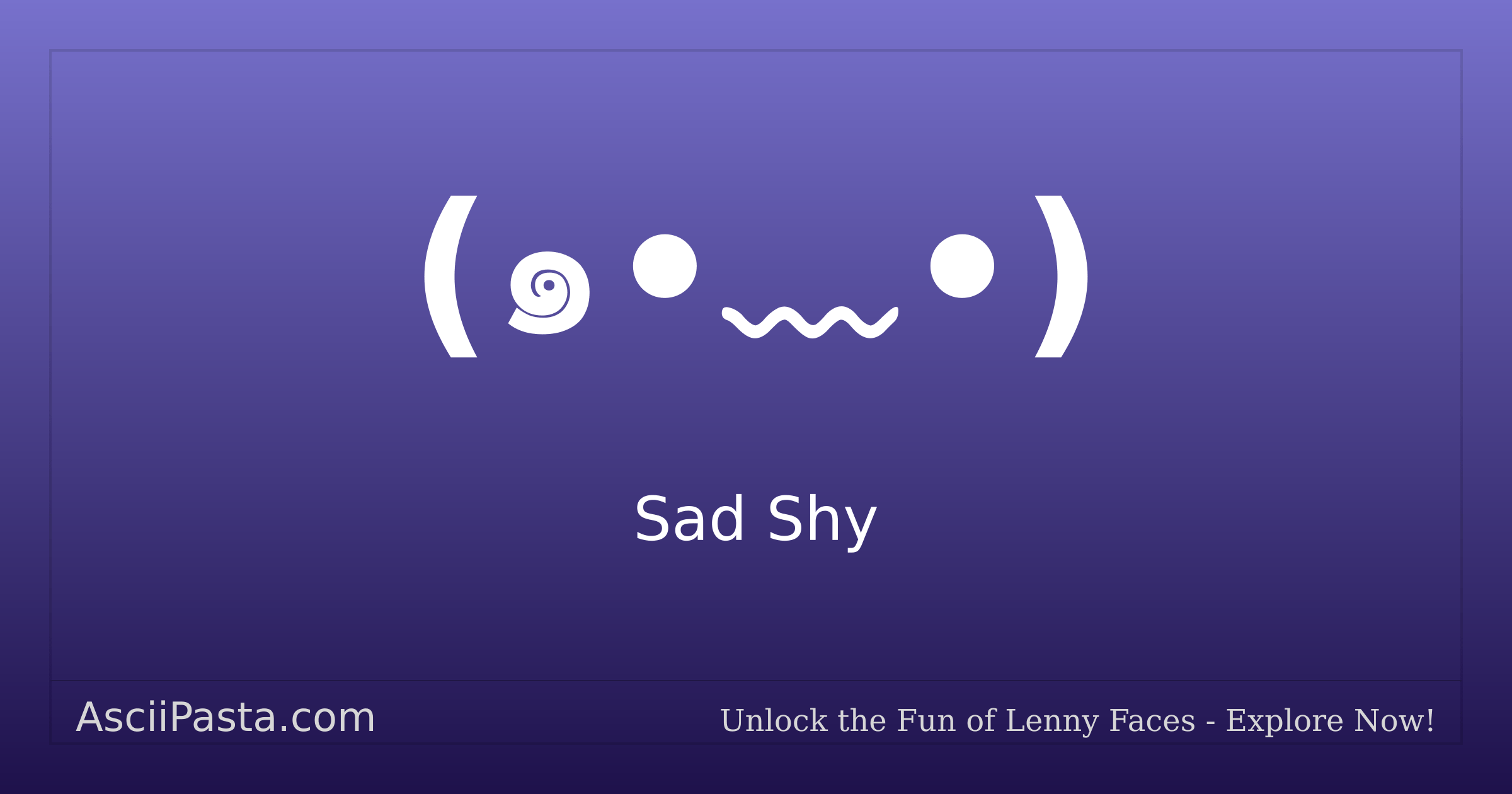 Ascii Pasta | Sad Shy Text Face (๑•﹏•) | Copy Shy Emoticon