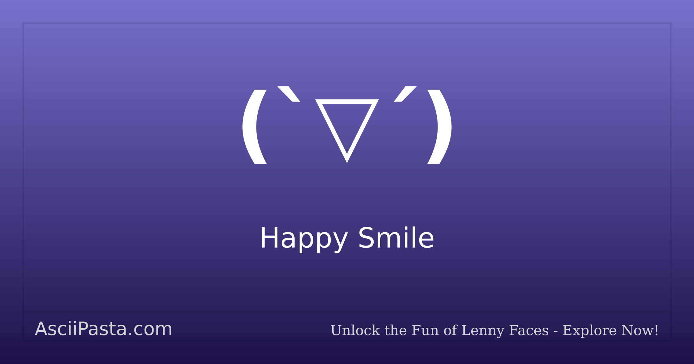 Ascii Pasta | Happy Smile Text Face (` ´) | Copy Silly Emoticon