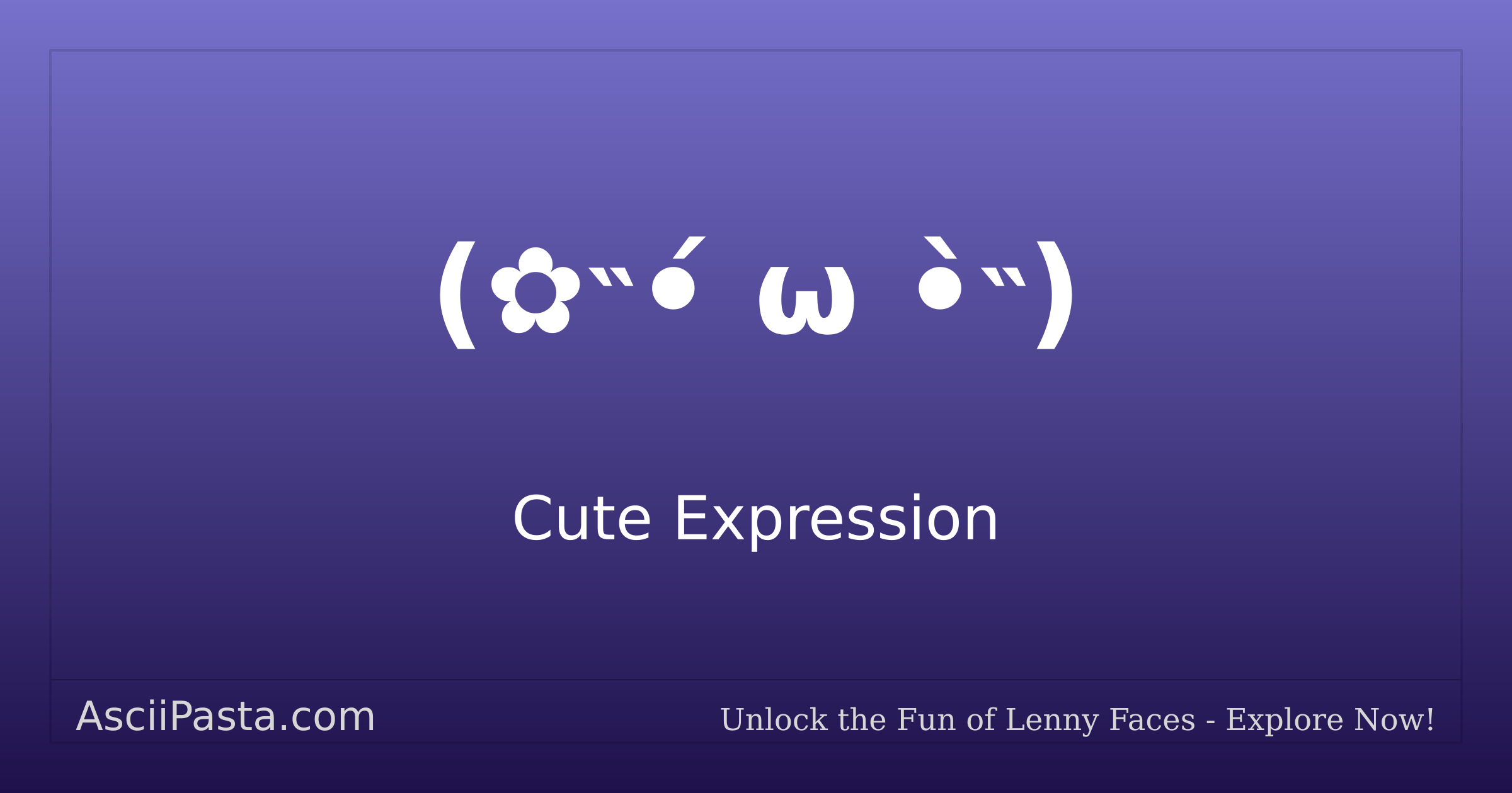 Ascii Pasta | Cute Expression Text Face ( ˵•́ ω •̀˵) | Copy Uwu Emoticon