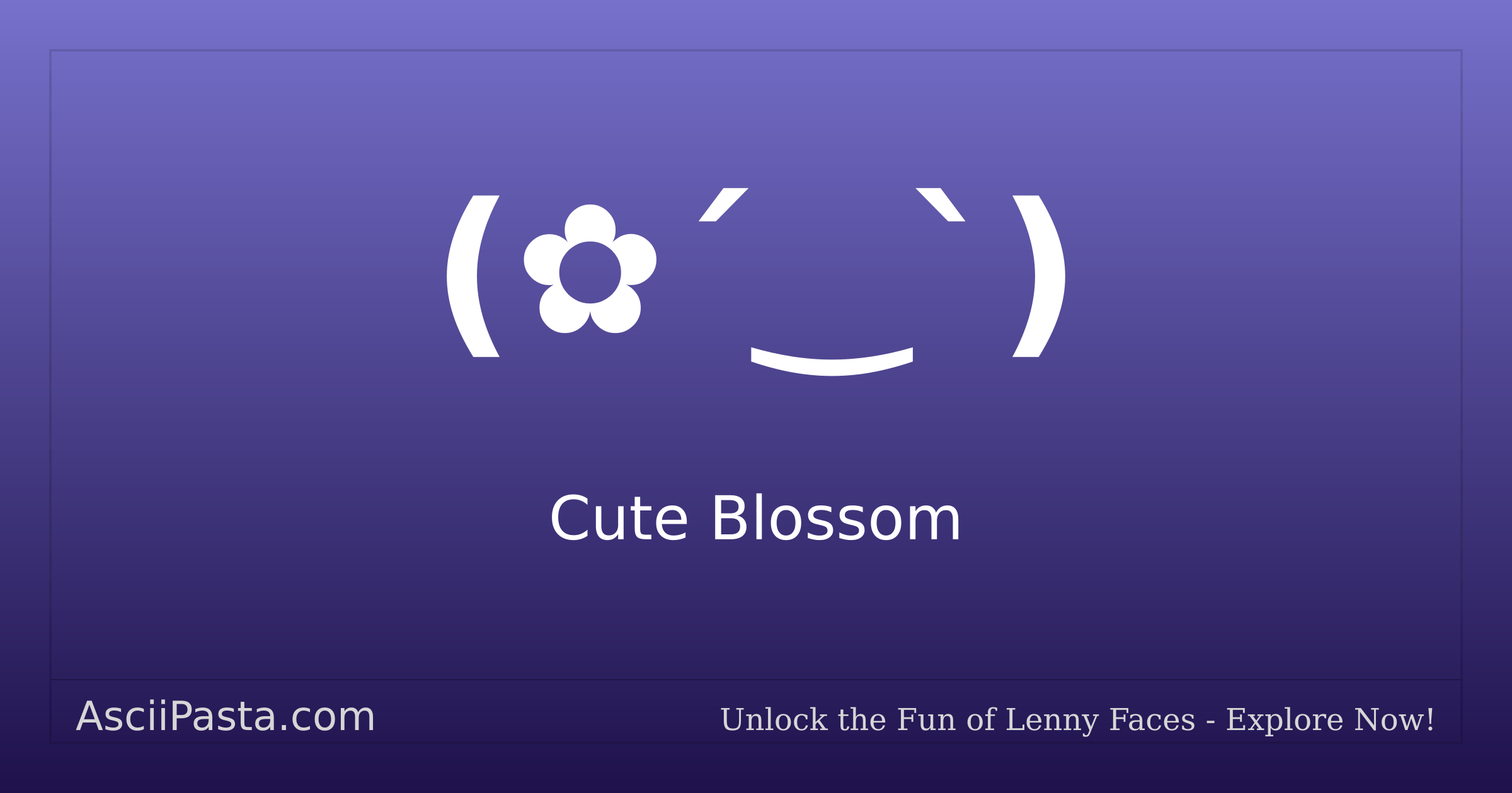 Ascii Pasta | Cute Blossom Text Face ( ´‿`) | Copy Uwu Emoticon