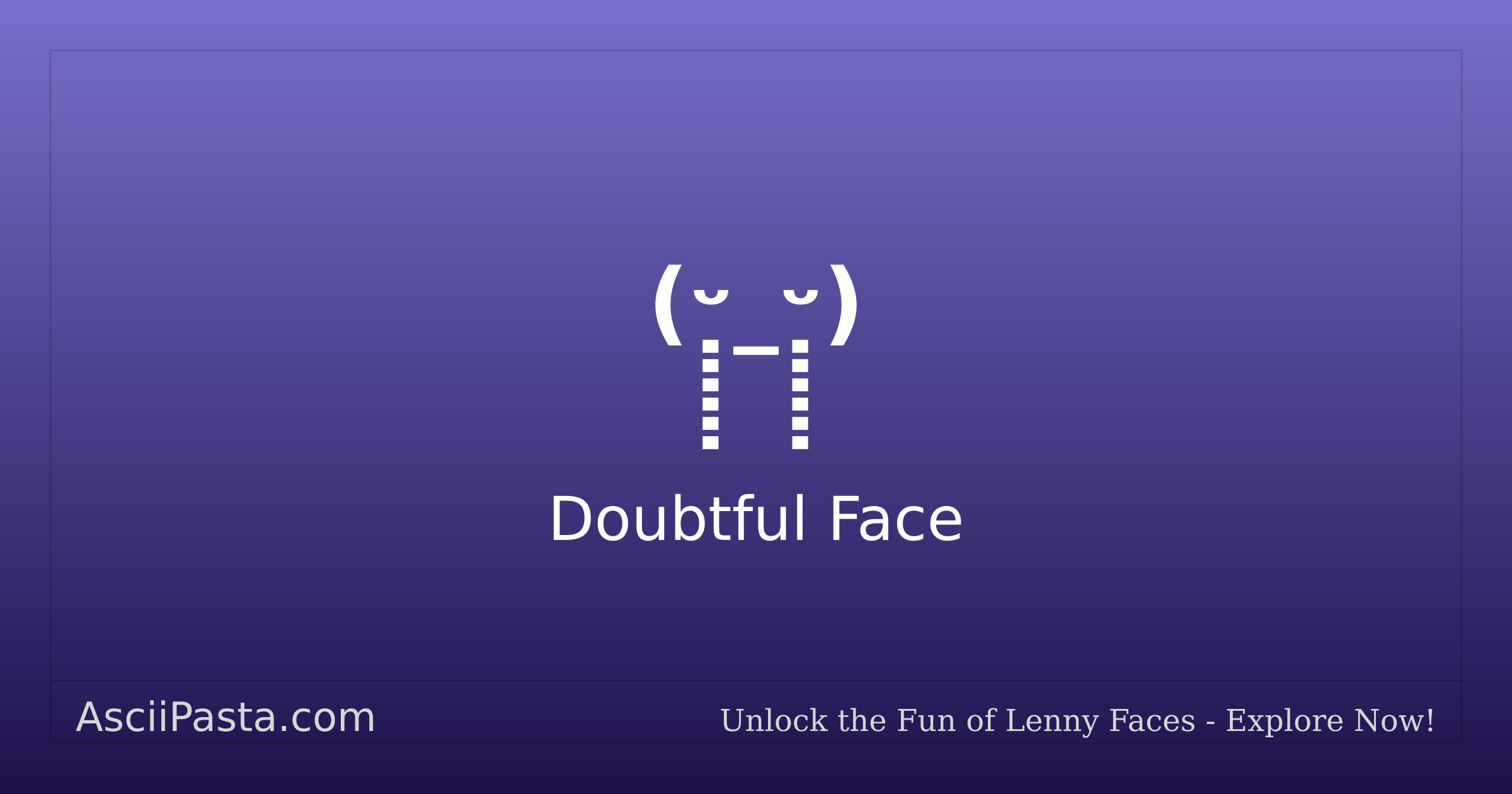 Ascii Pasta | Doubtful Face Text Face (ᵕ̣̣̣̣̣̣_ᵕ̣̣̣̣̣̣) | Copy Confused ...