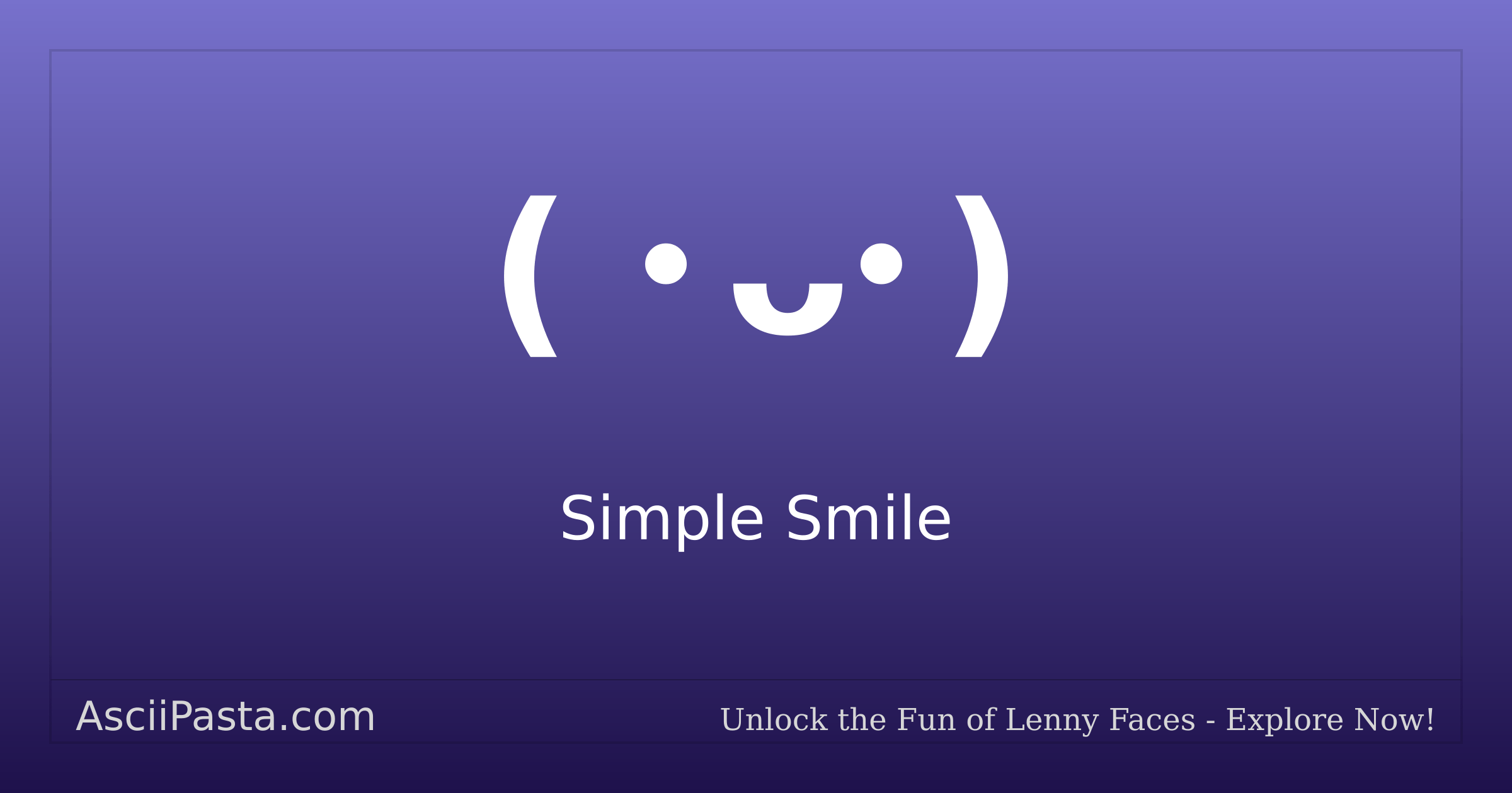 Ascii Pasta | Simple Smile Text Face ( ･ᴗ･) | Copy Cute Emoticon