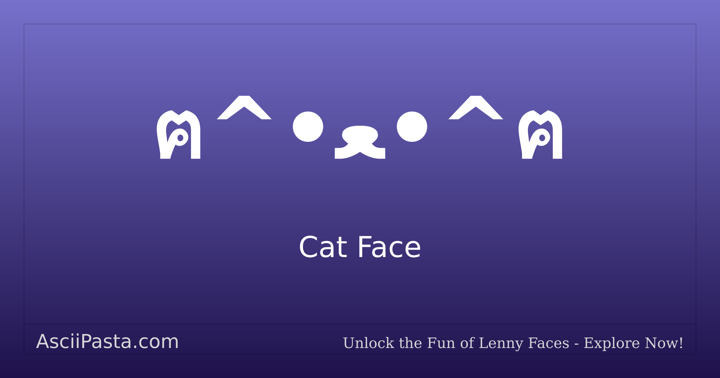 Ascii Pasta | Cat Face Text Face ฅ^•ﻌ•^ฅ | Copy Dogs Emoticon